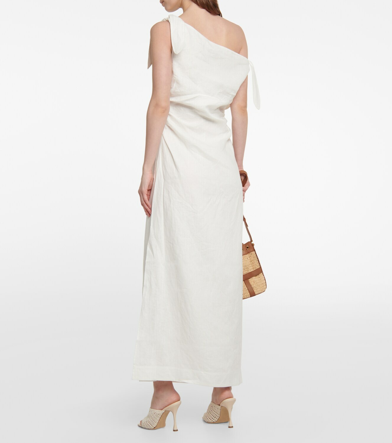 SIR - One-shoulder linen maxi dress SIR.