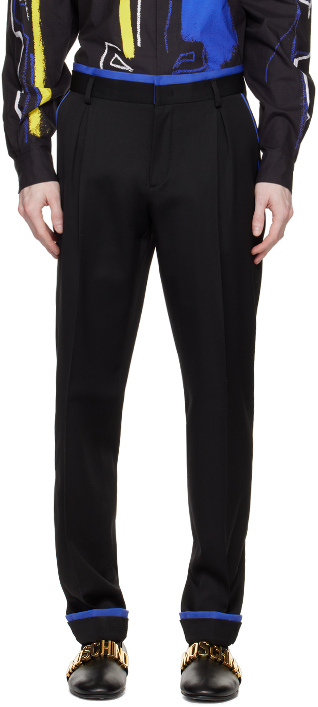 Moschino Black Layered Trousers Moschino