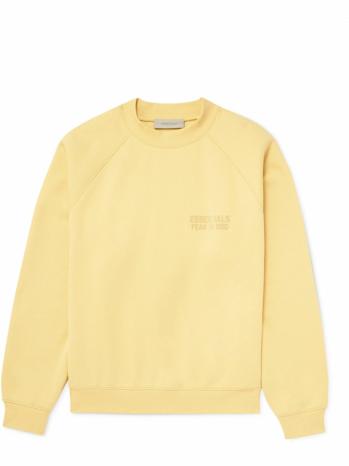FEAR OF GOD ESSENTIALS - Logo-Appliquéd Cotton-Blend Jersey Sweatshirt ...
