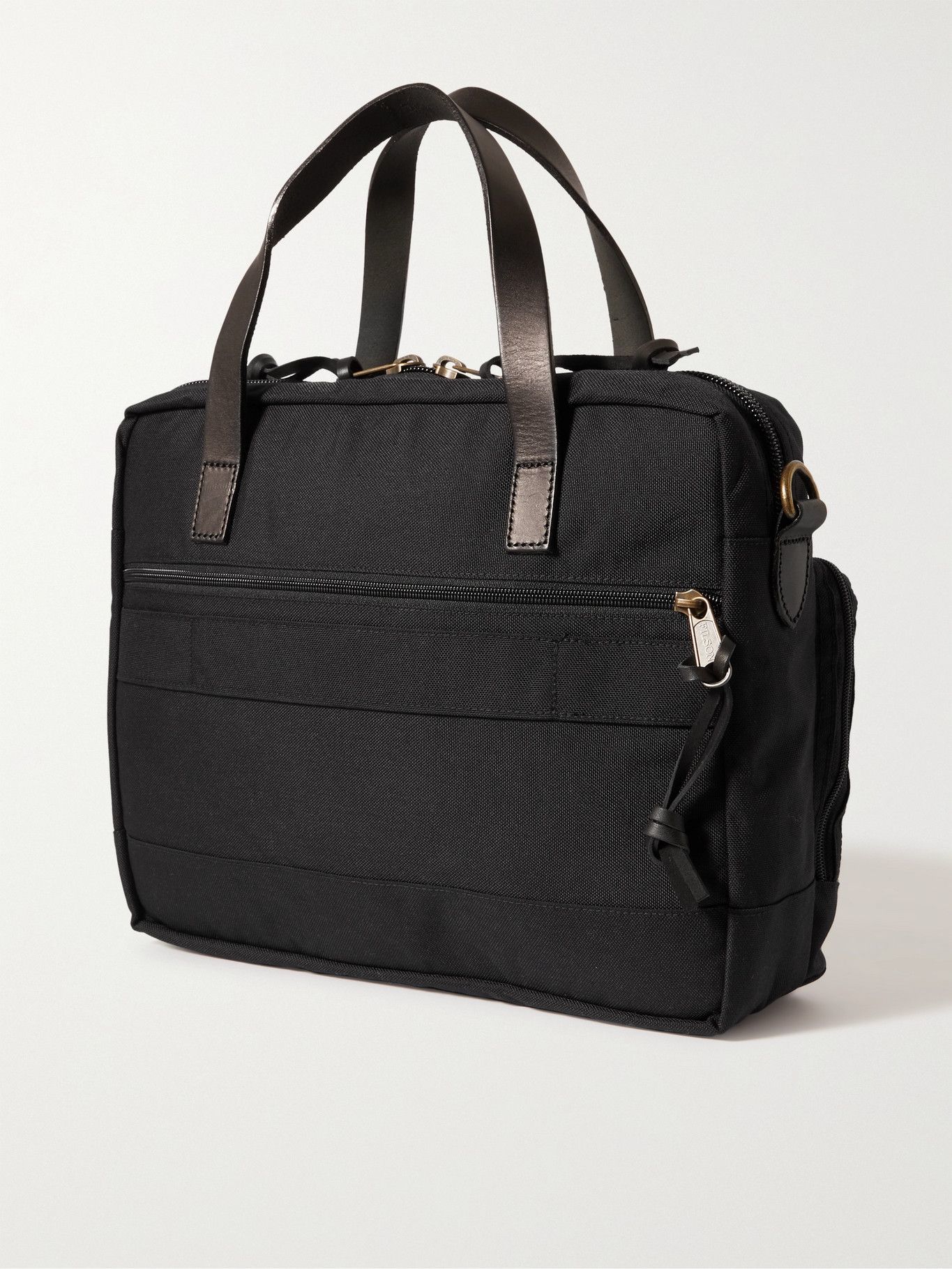 FILSON - Dryden Leather-Trimmed Nylon Briefcase Filson