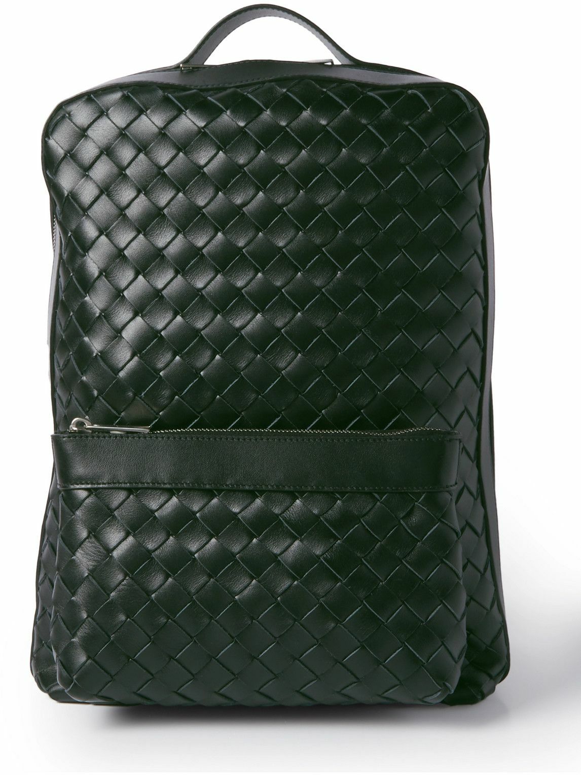 Bottega Veneta - Small Intrecciato Leather Backpack Bottega Veneta