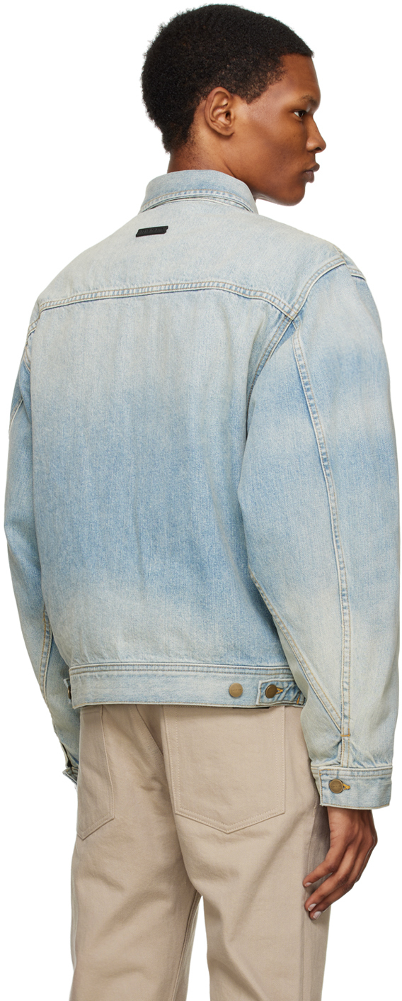 Fear of God Blue Faded Denim Jacket Fear Of God