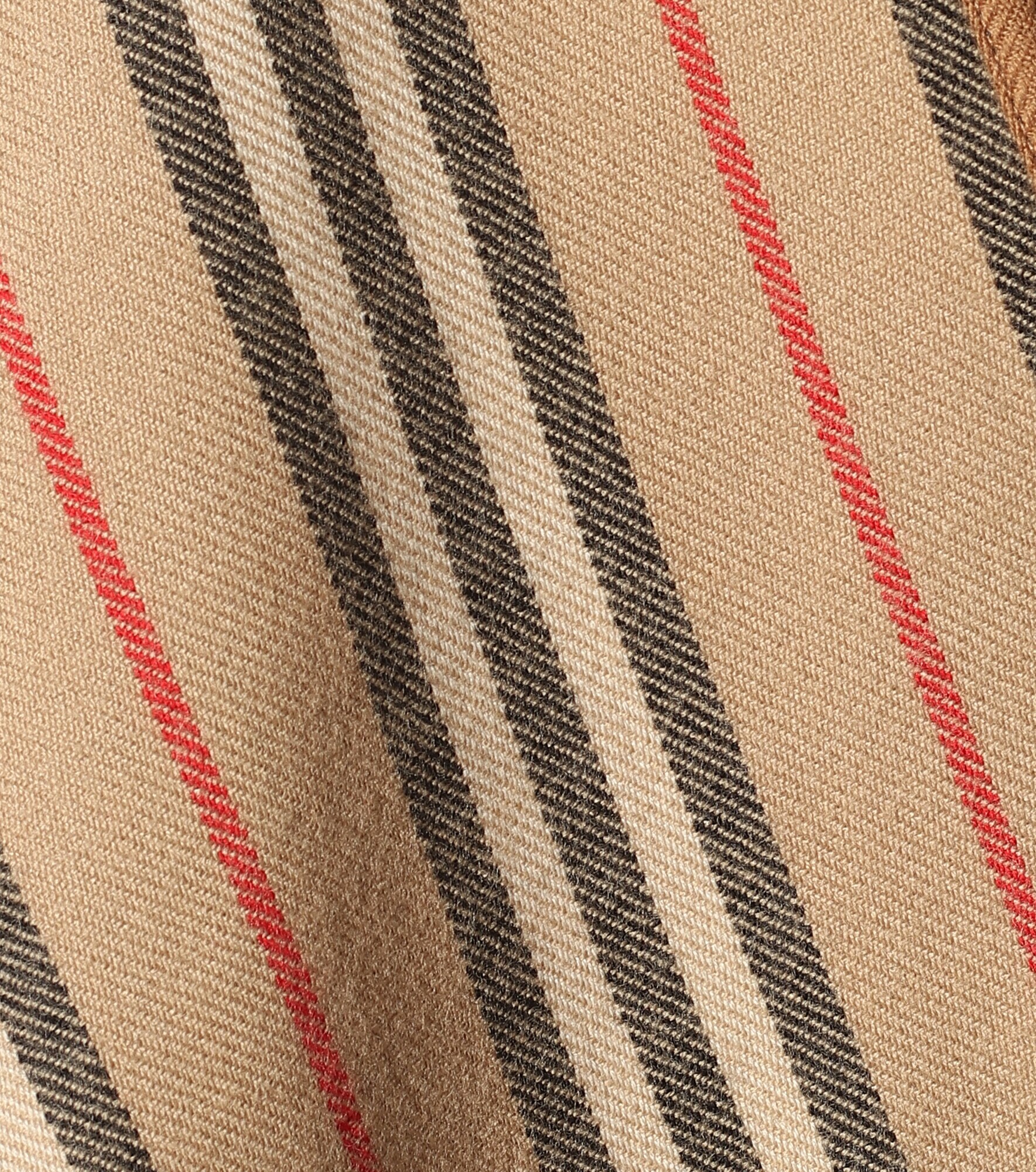 Burberry - Icon Stripe wool cape Burberry