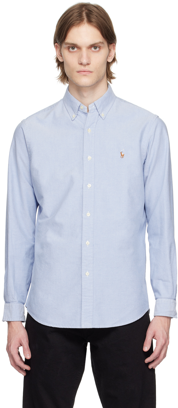 Polo Ralph Lauren Blue Iconic Shirt Polo Ralph Lauren