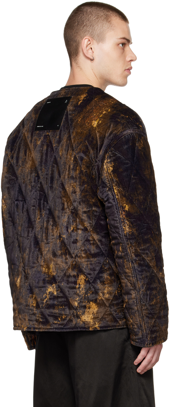 OAMC Brown Graphic Jacket OAMC
