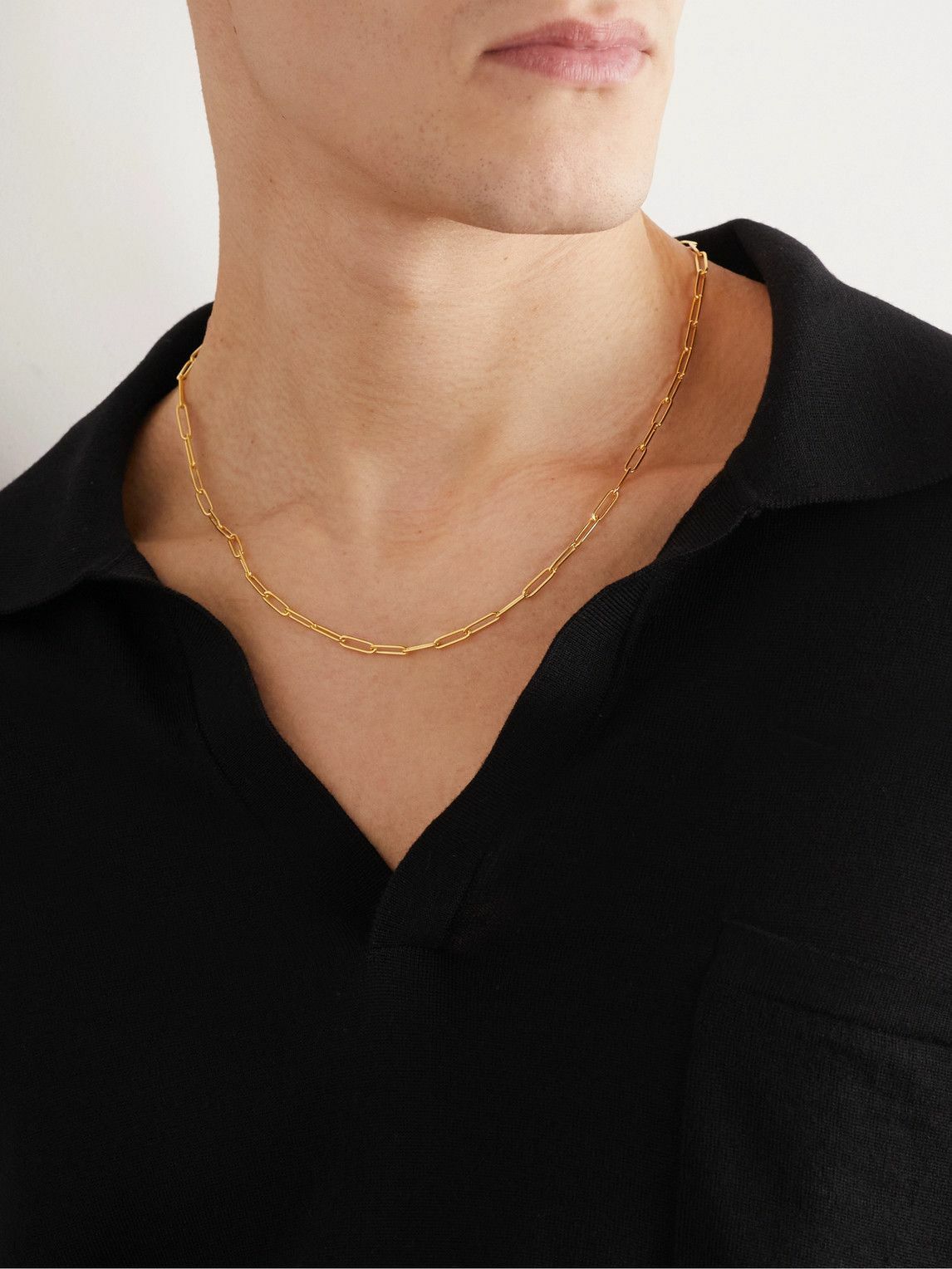Tom Wood - Gold-Plated Chain Necklace Tom Wood
