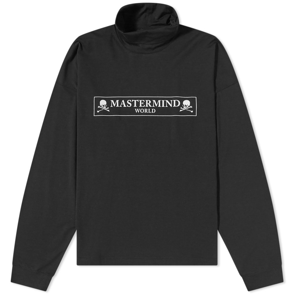 MASTERMIND WORLD Roll Neck Box Logo Tee MASTERMIND WORLD