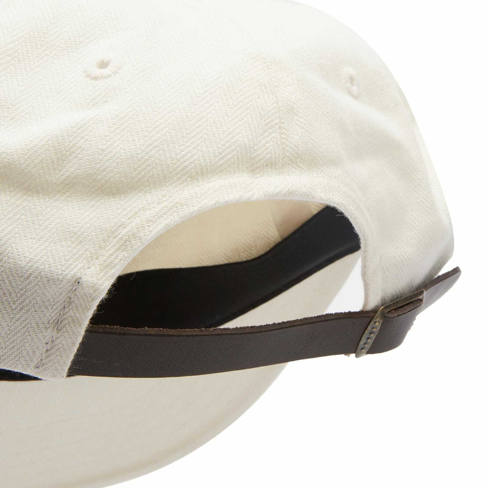 Beams Plus Men's 6-Panel Herringbone Cap in Ivory Heringbone Beams Plus