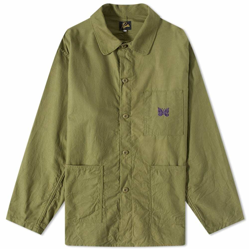 Needles Men's D.N. Coverall Jacket in Olive Needles