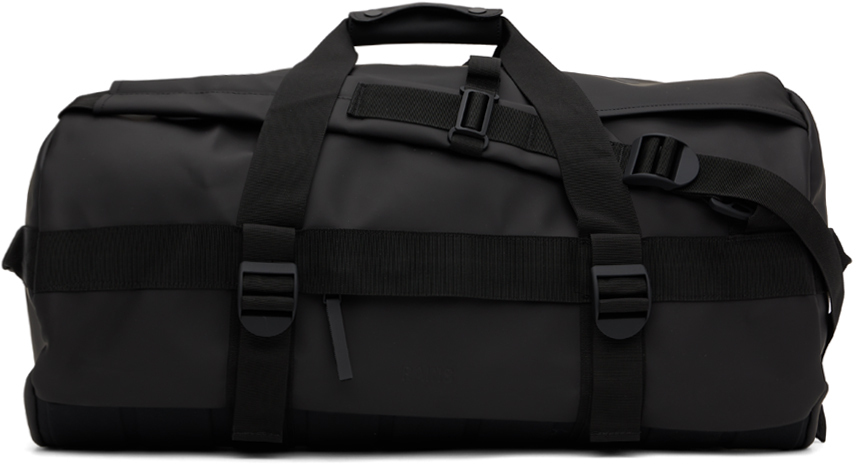 RAINS Black Waterproof Duffle Bag Rains