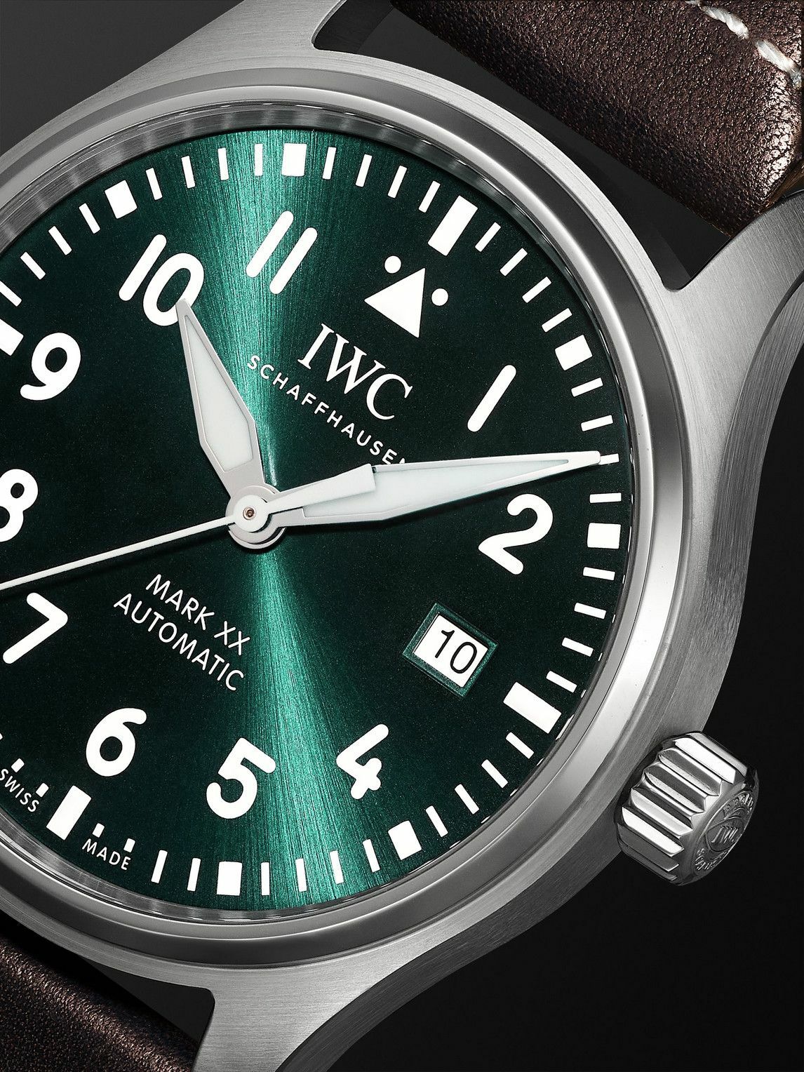 IWC Schaffhausen - Pilot's Mark XX Automatic 40mm Stainless Steel and ...