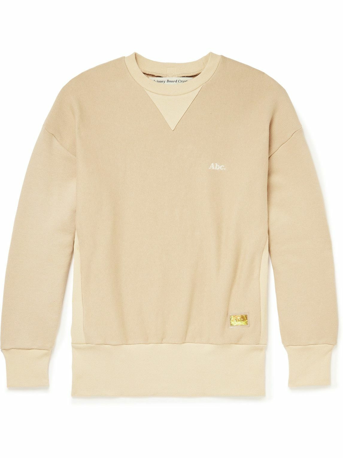 Abc. 123. - Logo-Appliquéd Cotton-Jersey Sweatshirt - Neutrals Advisory ...