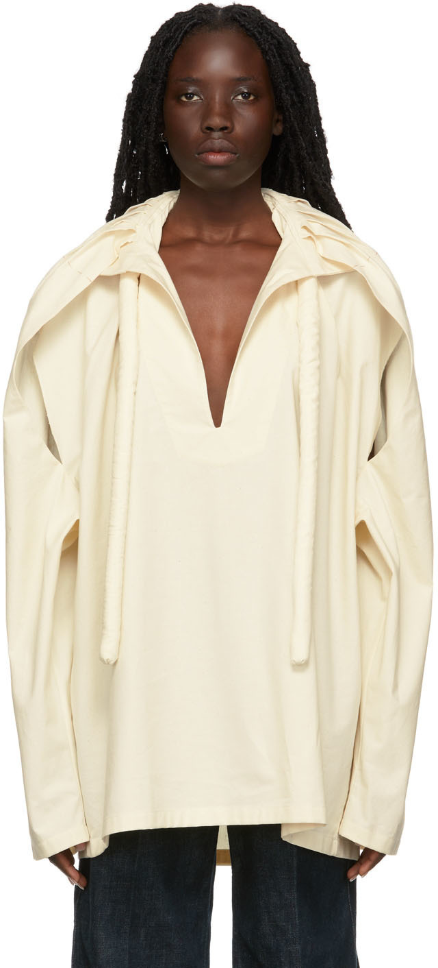 Maison Margiela Off-White Calico Jacket Maison Margiela