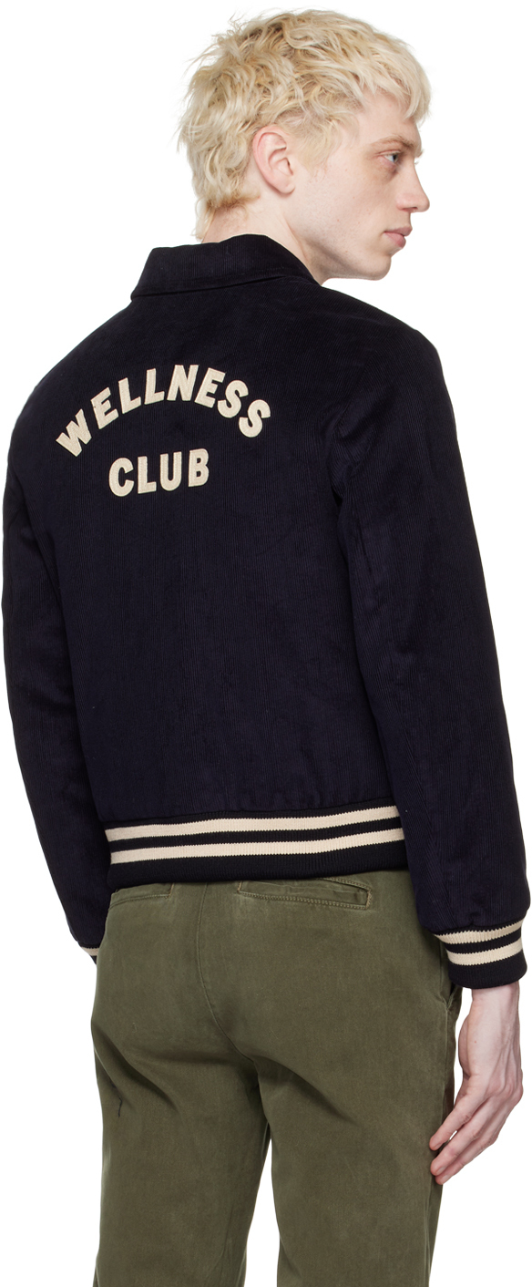 Sporty & Rich Navy Varsity Jacket Sporty & Rich