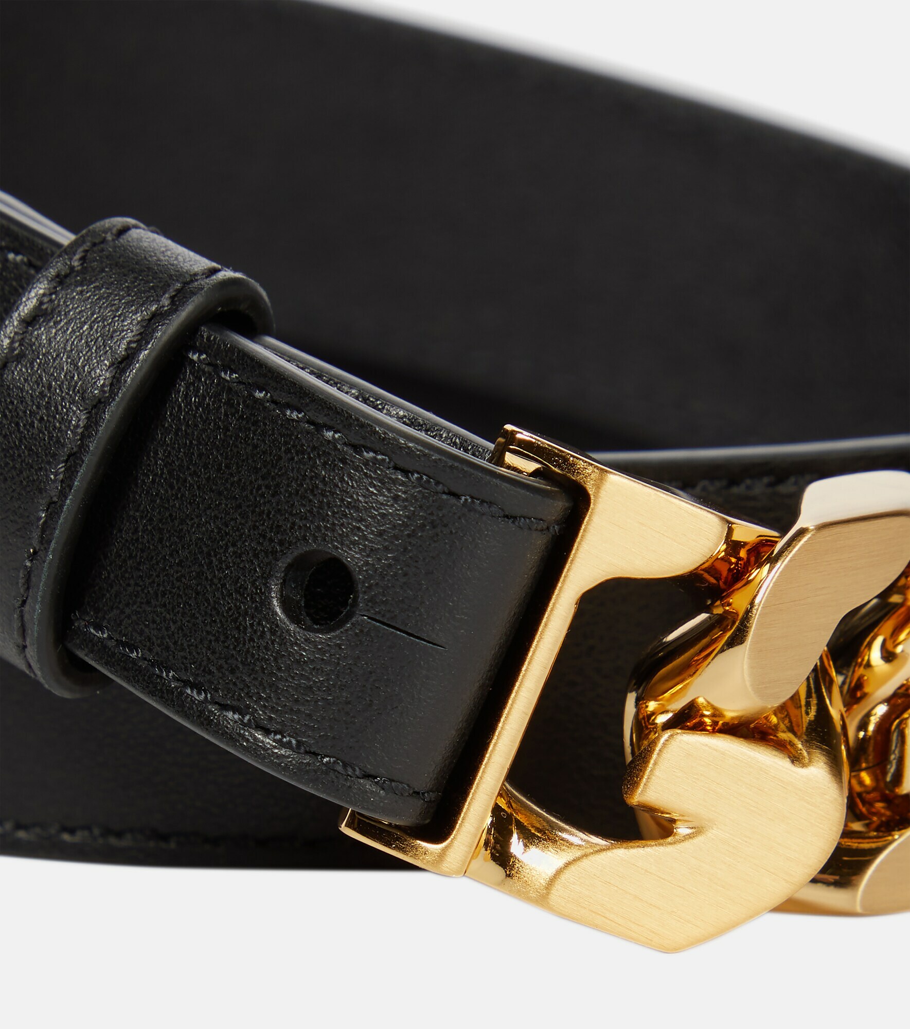 Givenchy - Leather and chain belt Givenchy