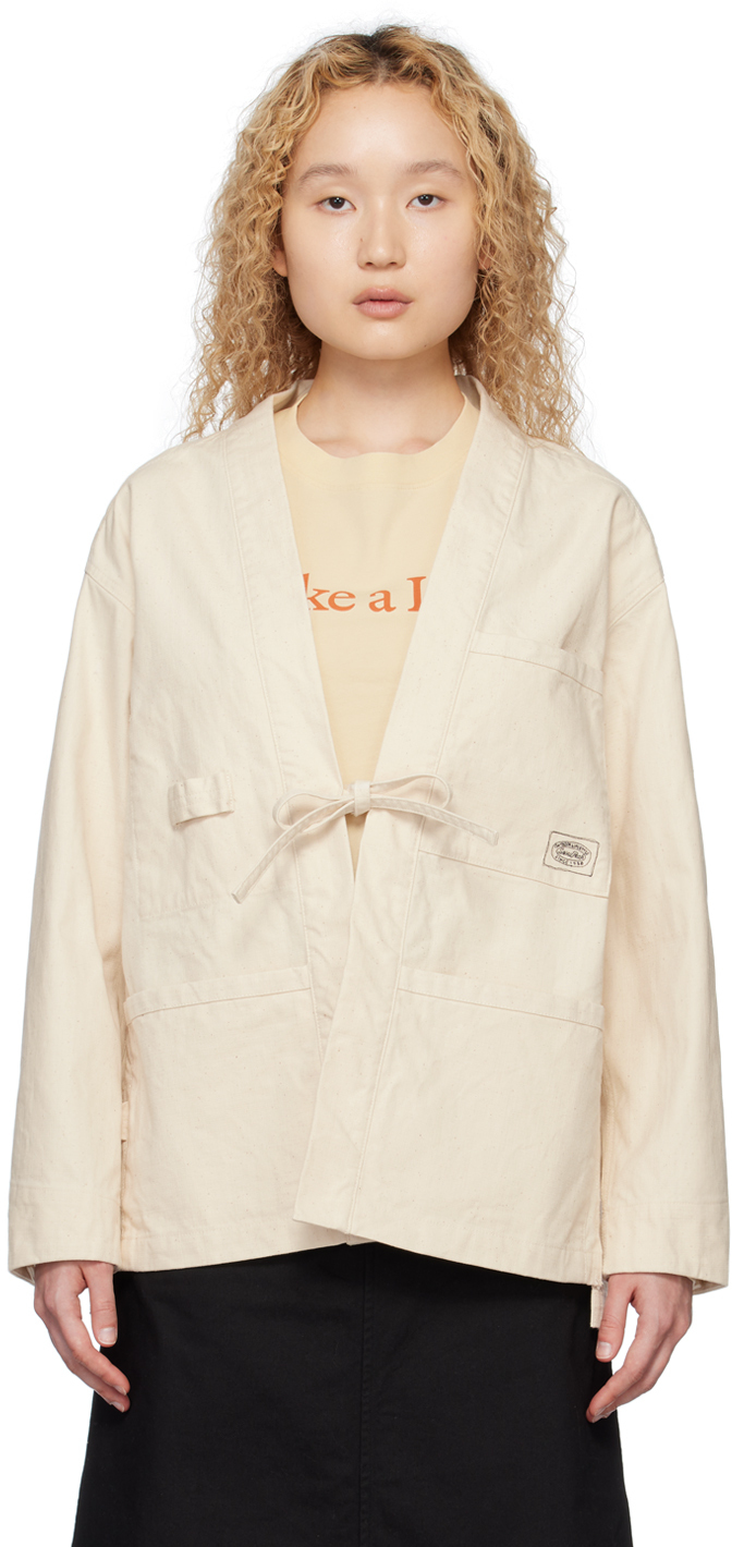 Snow Peak Beige Noragi Jacket Snow Peak