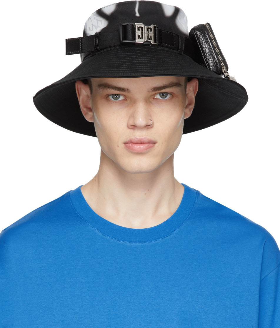 Givenchy Black Chito Edition Clown Print Hat Givenchy