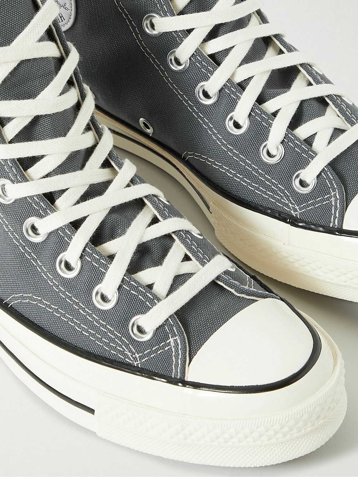 Converse - Chuck 70 Canvas High-Top Sneakers - Gray Converse