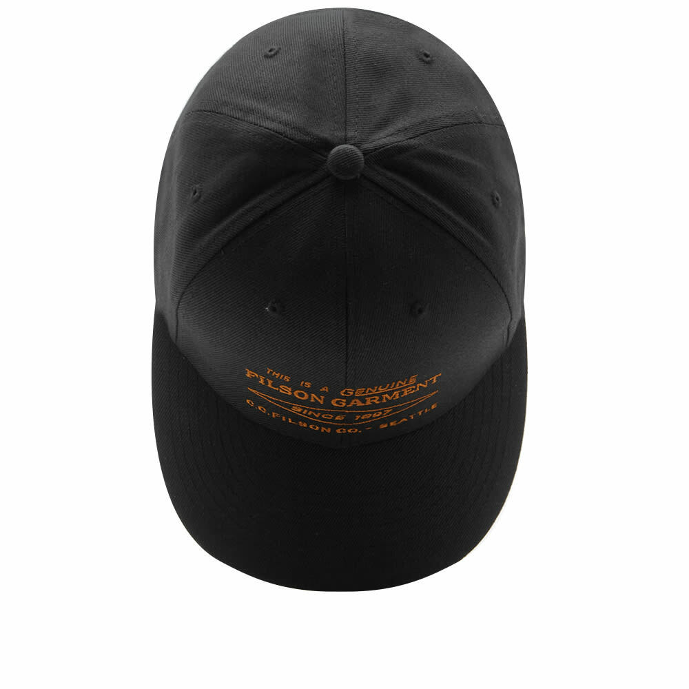 Filson Men's Heritage Ball Cap in Black Filson