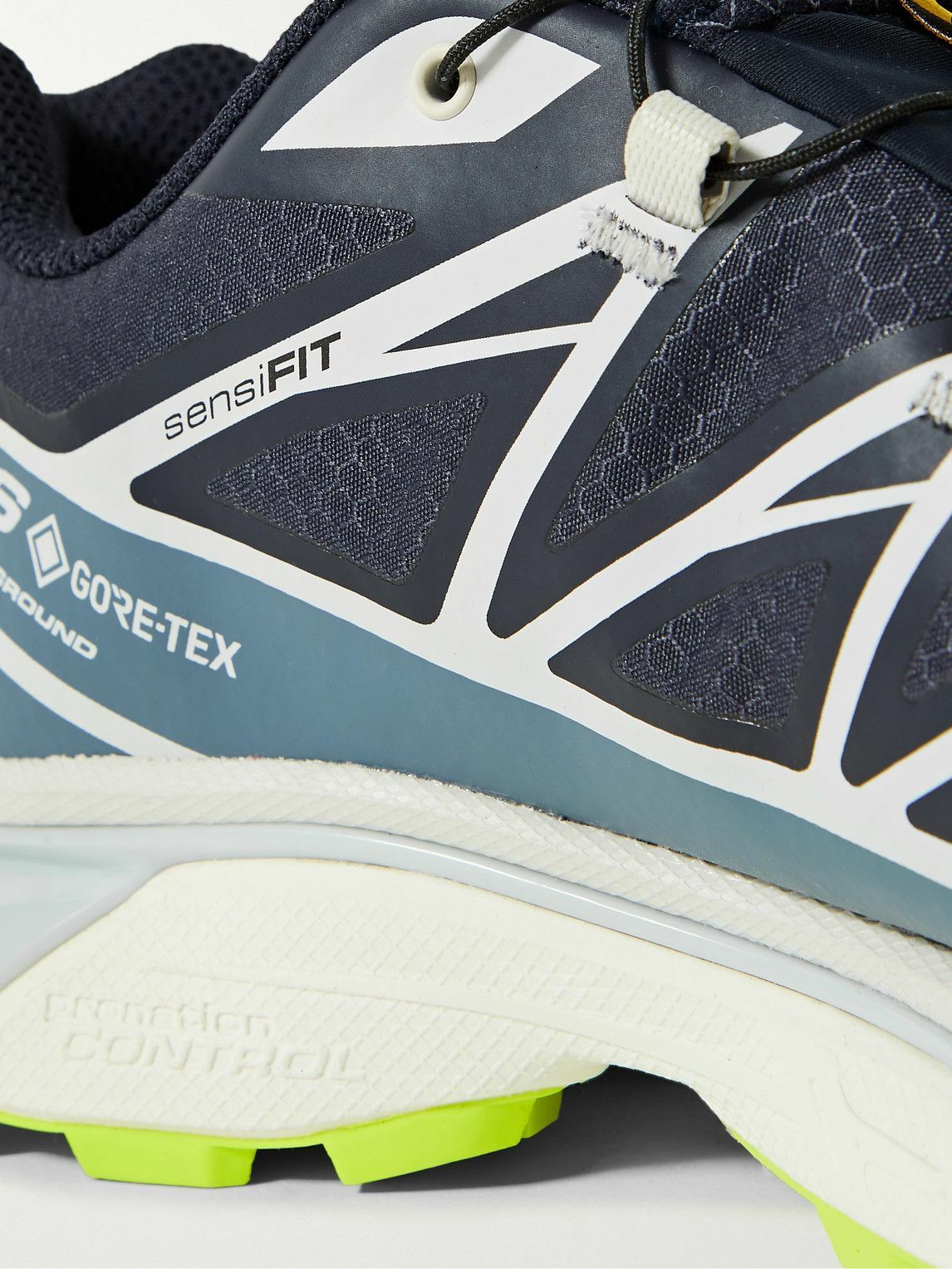 Salomon - XT-6 Rubber-Trimmed Mesh Sneakers - Blue Salomon