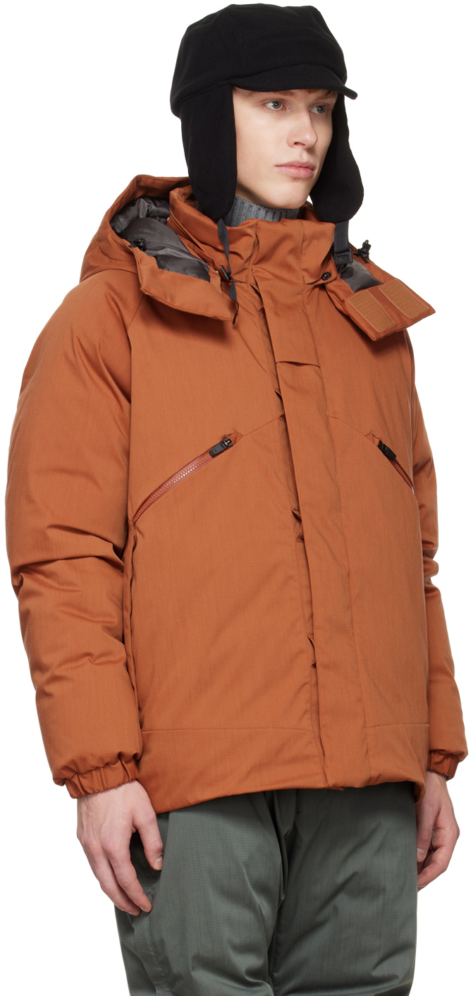 Snow Peak Orange Fire-Resistant Down Jacket Snow Peak