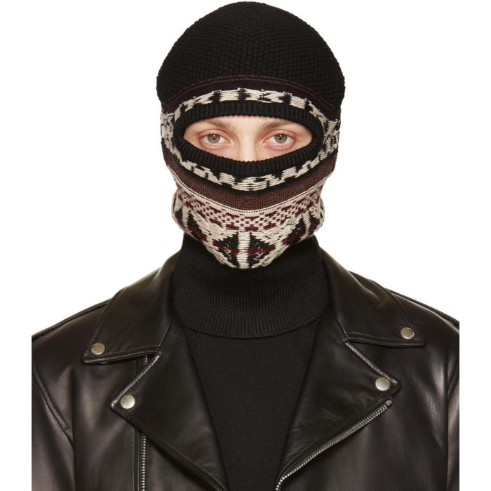 Maison Margiela Black Wool Balaclava Maison Margiela