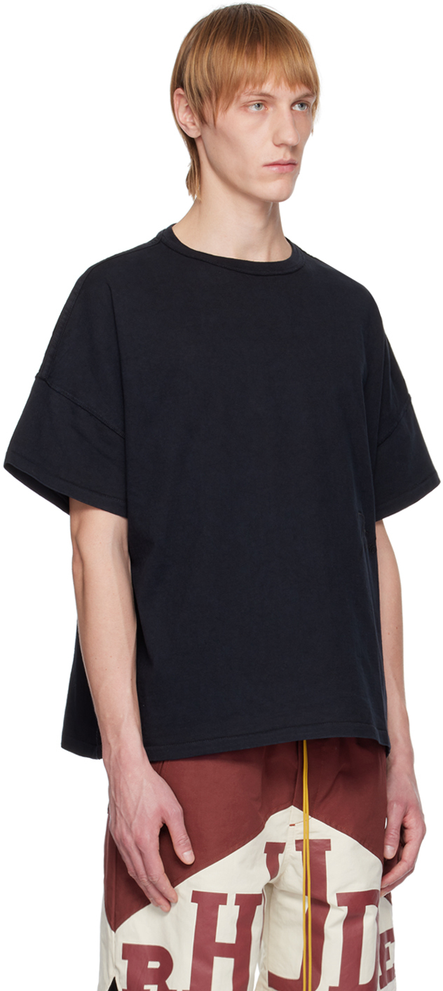 Rhude Black Reverse T-Shirt Rhude