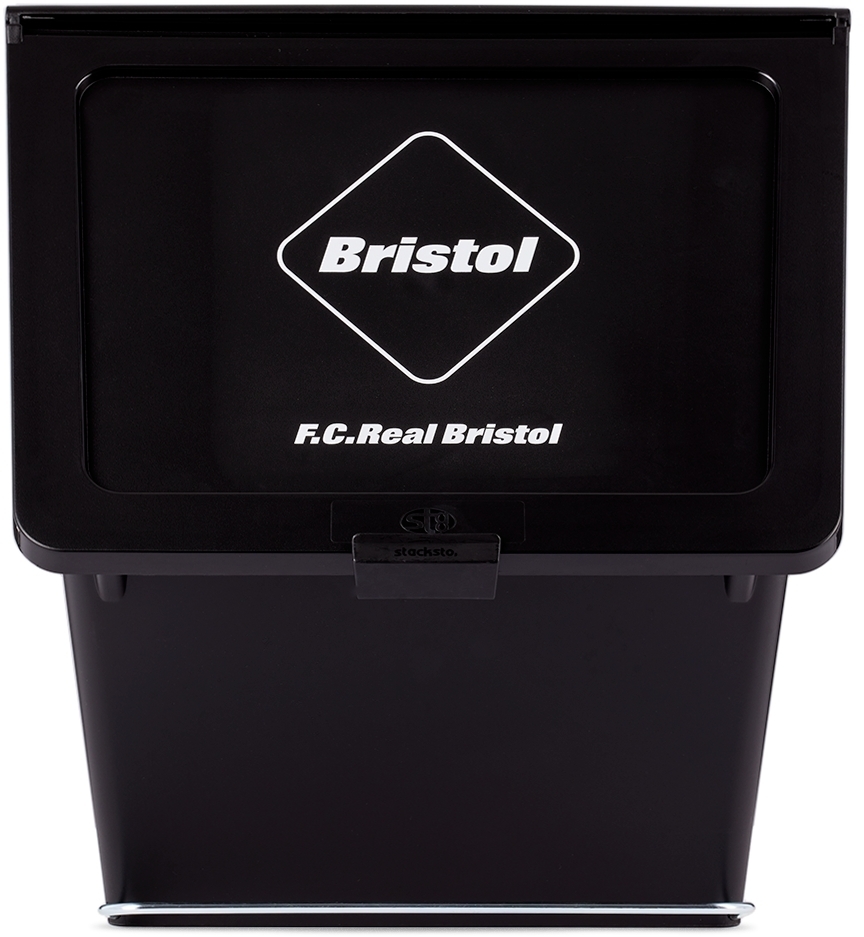 F.C.Real Bristol Black STACKSTO Pelican Garbee Storage Box