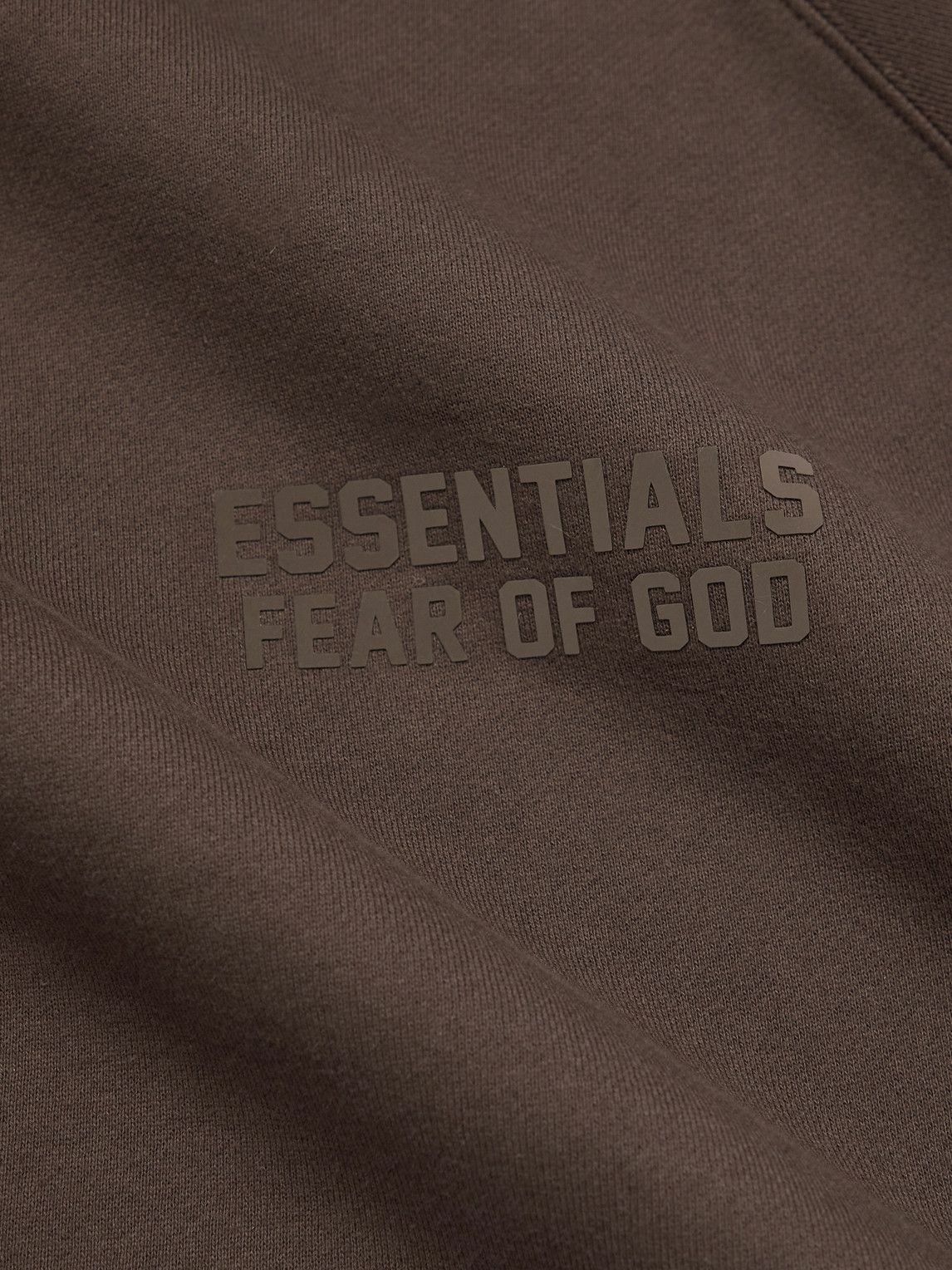 FEAR OF GOD ESSENTIALS - Logo-Appliquéd Cotton-Blend Jersey Sweatshirt ...
