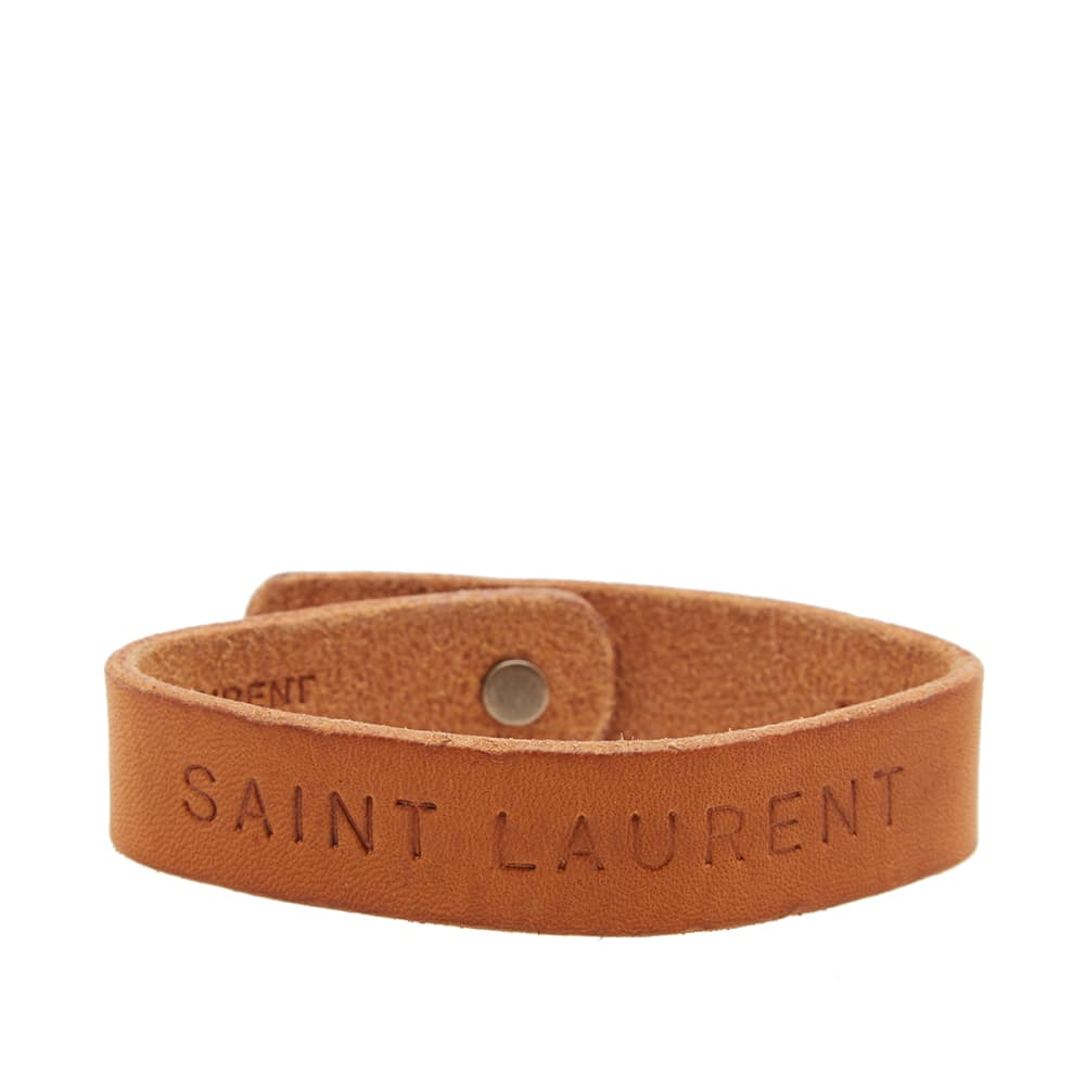 Saint Laurent Leather Bracelet Saint Laurent