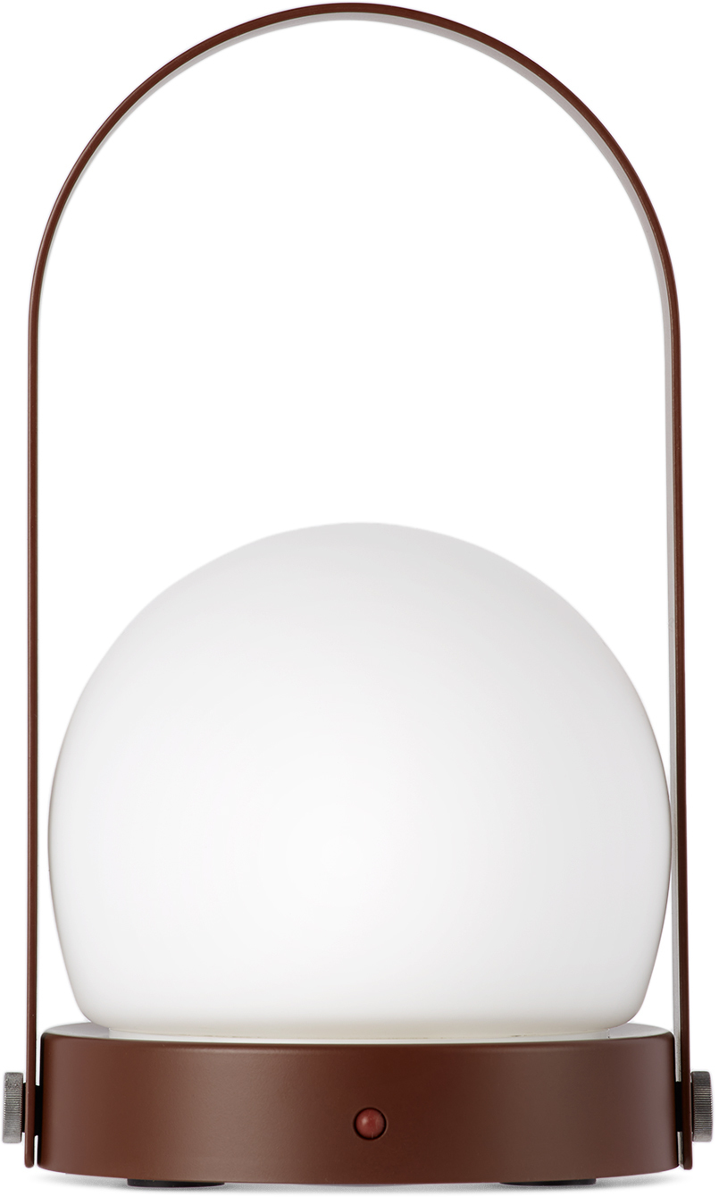 MENU Burgundy Norm Architects Edition Carrie Portable Table Lamp Menu