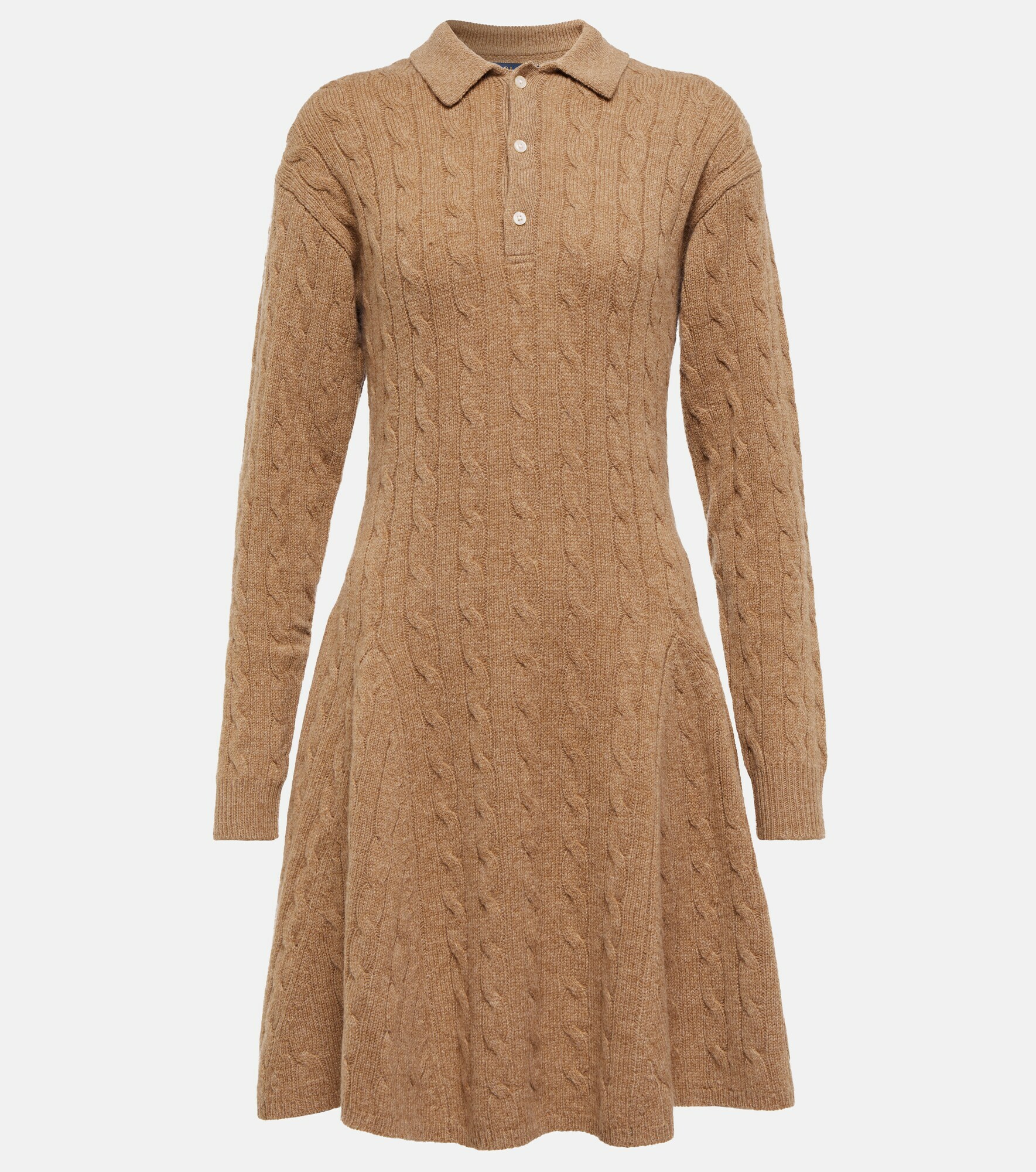 Polo Ralph Lauren - Cable-knit wool and cashmere minidress Polo Ralph Lauren
