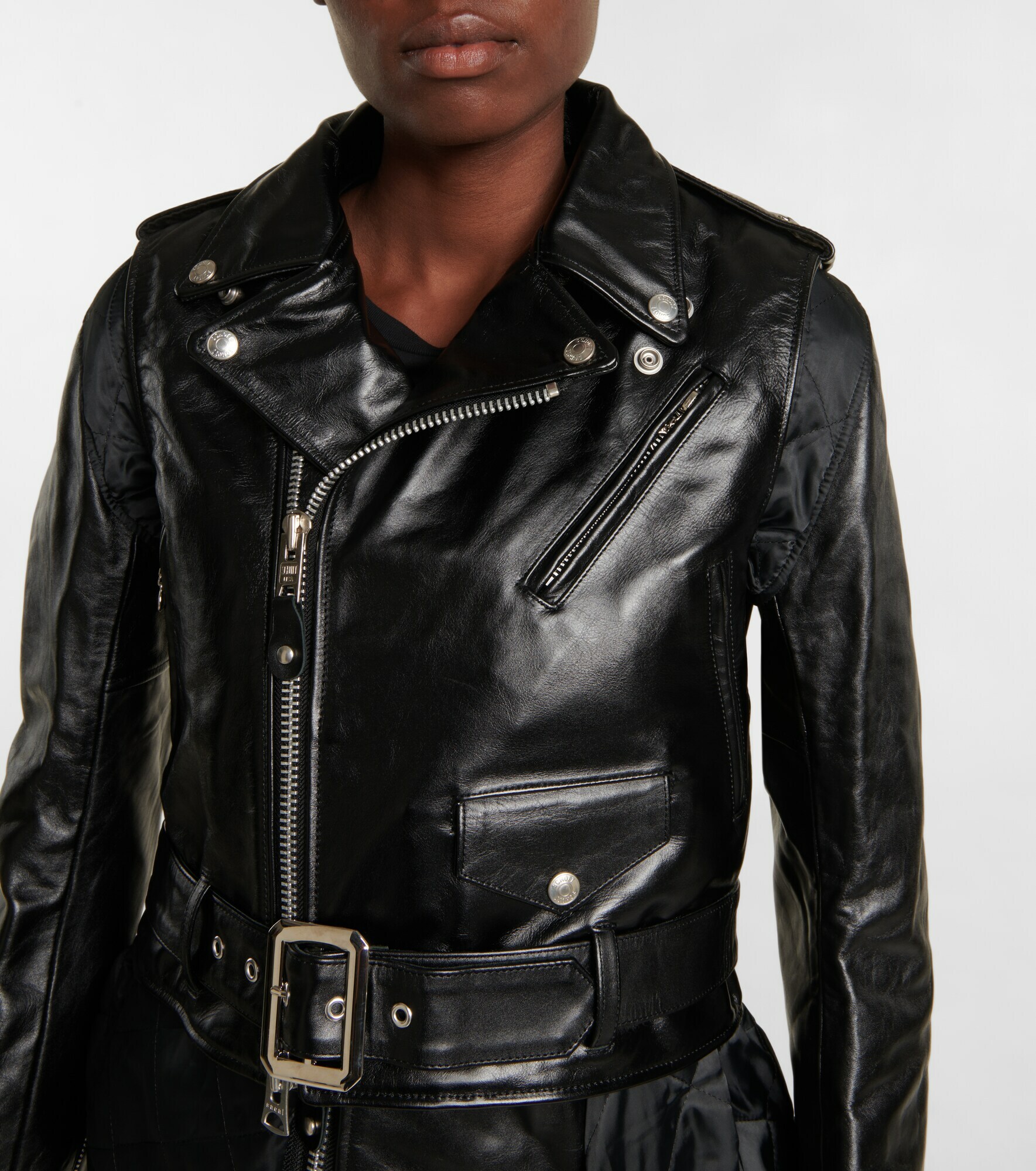 Sacai - Patent leather jacket Sacai