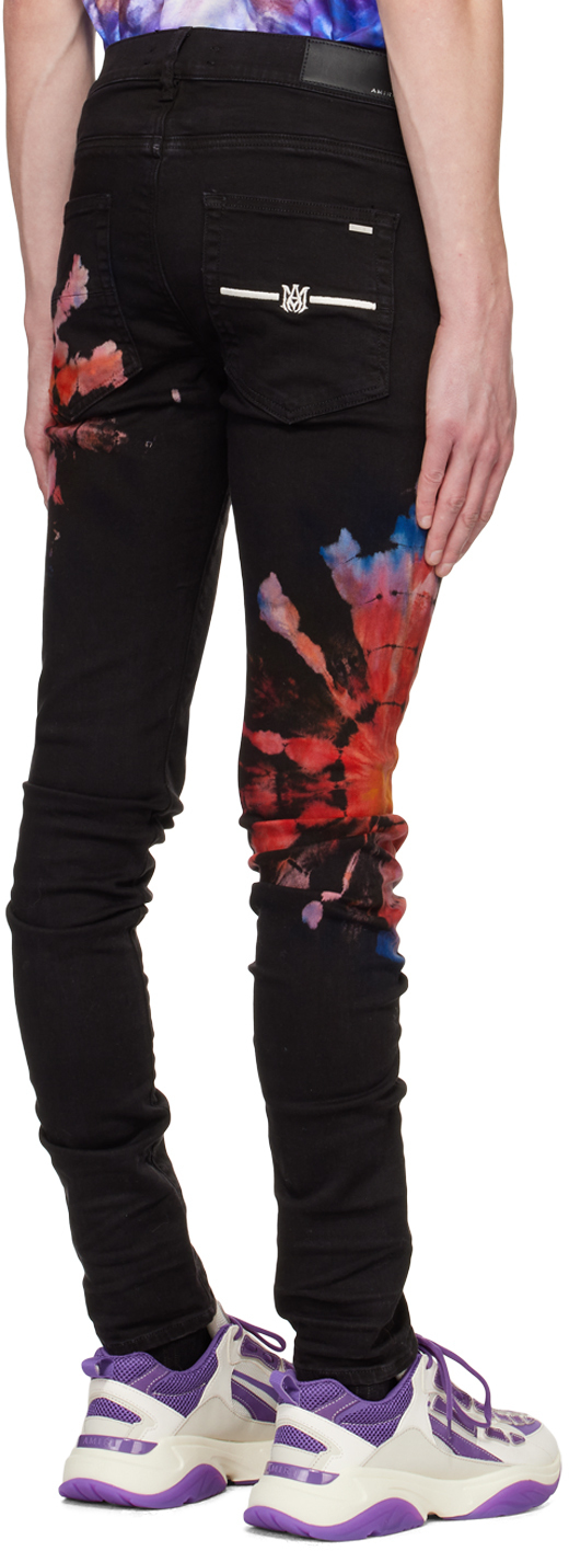 AMIRI Black Tie-Dye Jeans Amiri