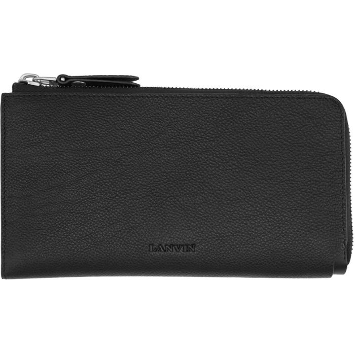 Lanvin Black Zipped Wallet Lanvin