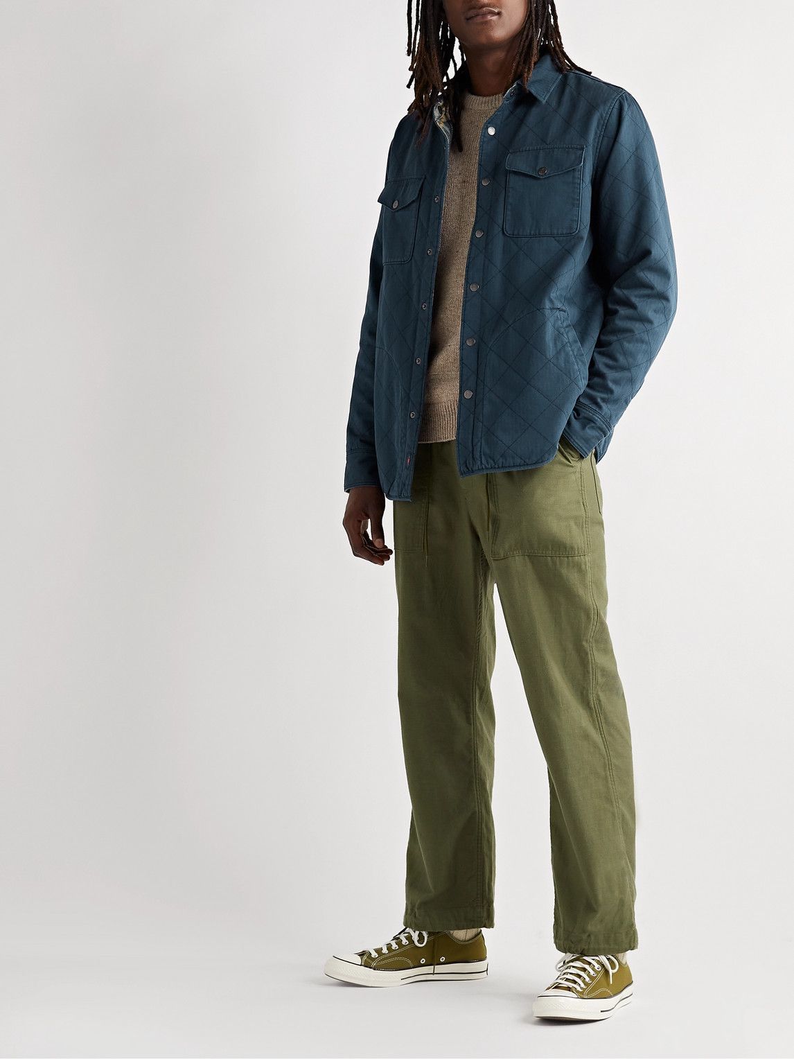 Faherty - Bondi Reversible Organic Cotton Jacket - Blue Faherty