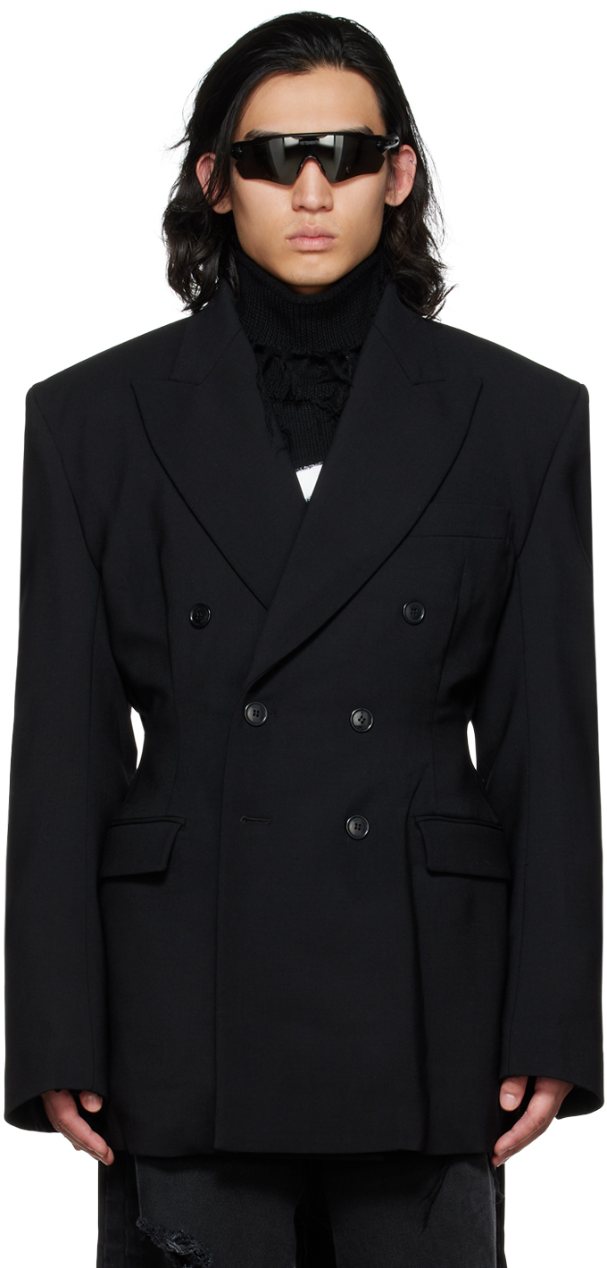 VETEMENTS Black Reconstructed Blazer Vetements