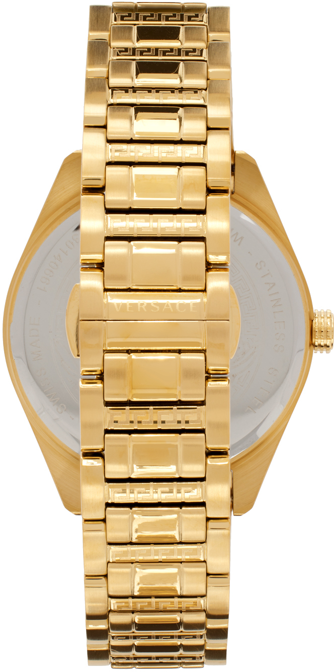 Versace Gold V-Vertical Watch Versace