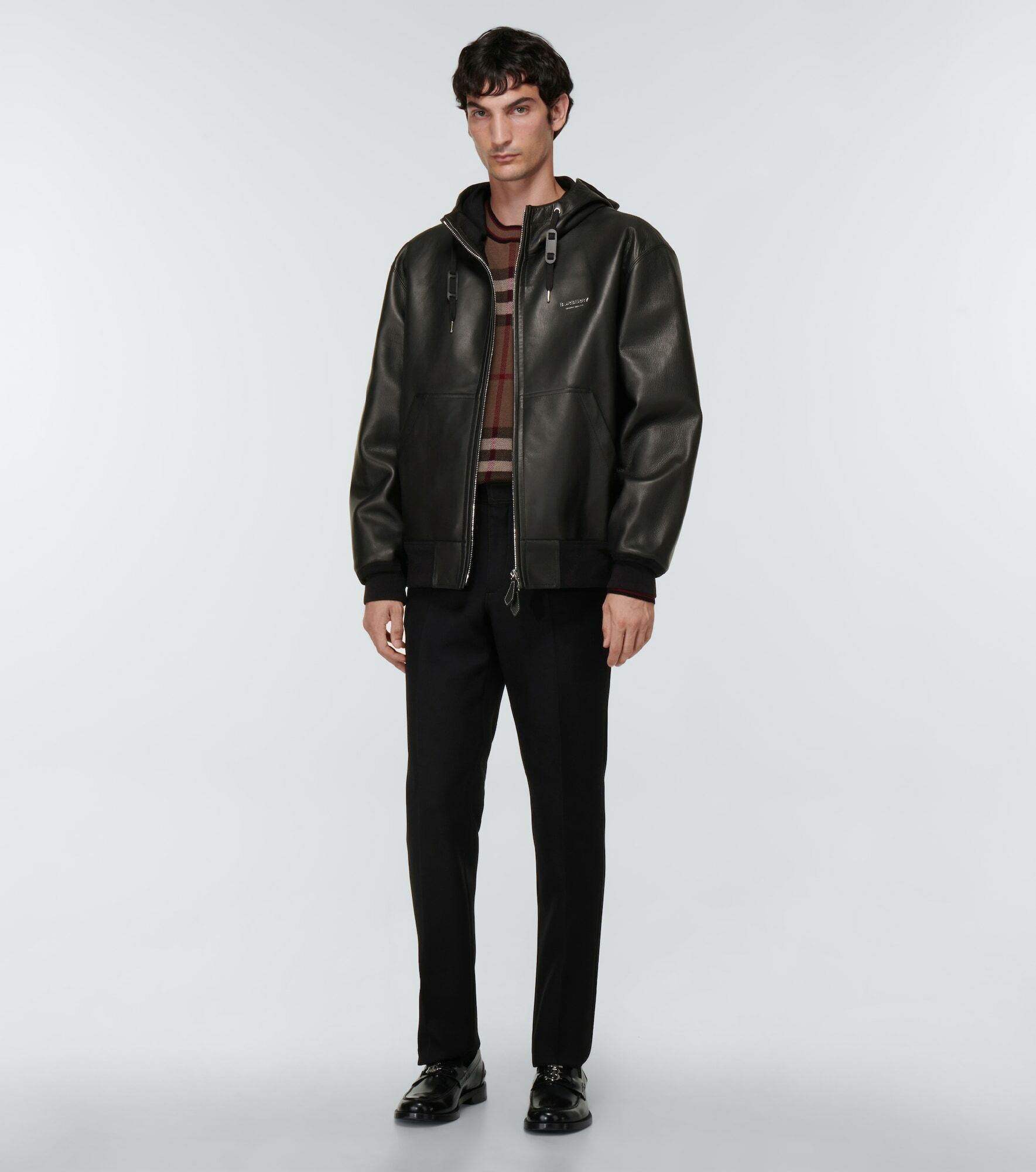 Burberry - Leather jacket Burberry