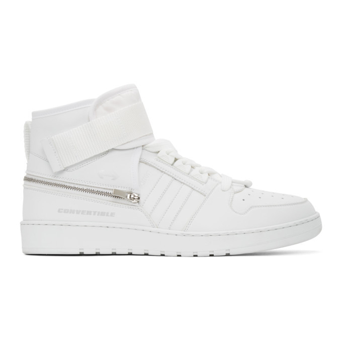 Neil Barrett White Detachable-Cuff Sneakers Neil Barrett