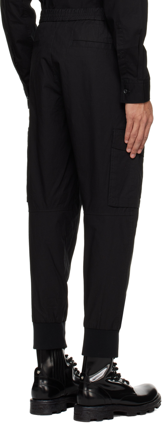 Hugo Black Slim-Fit Cargo Pants Hugo Boss
