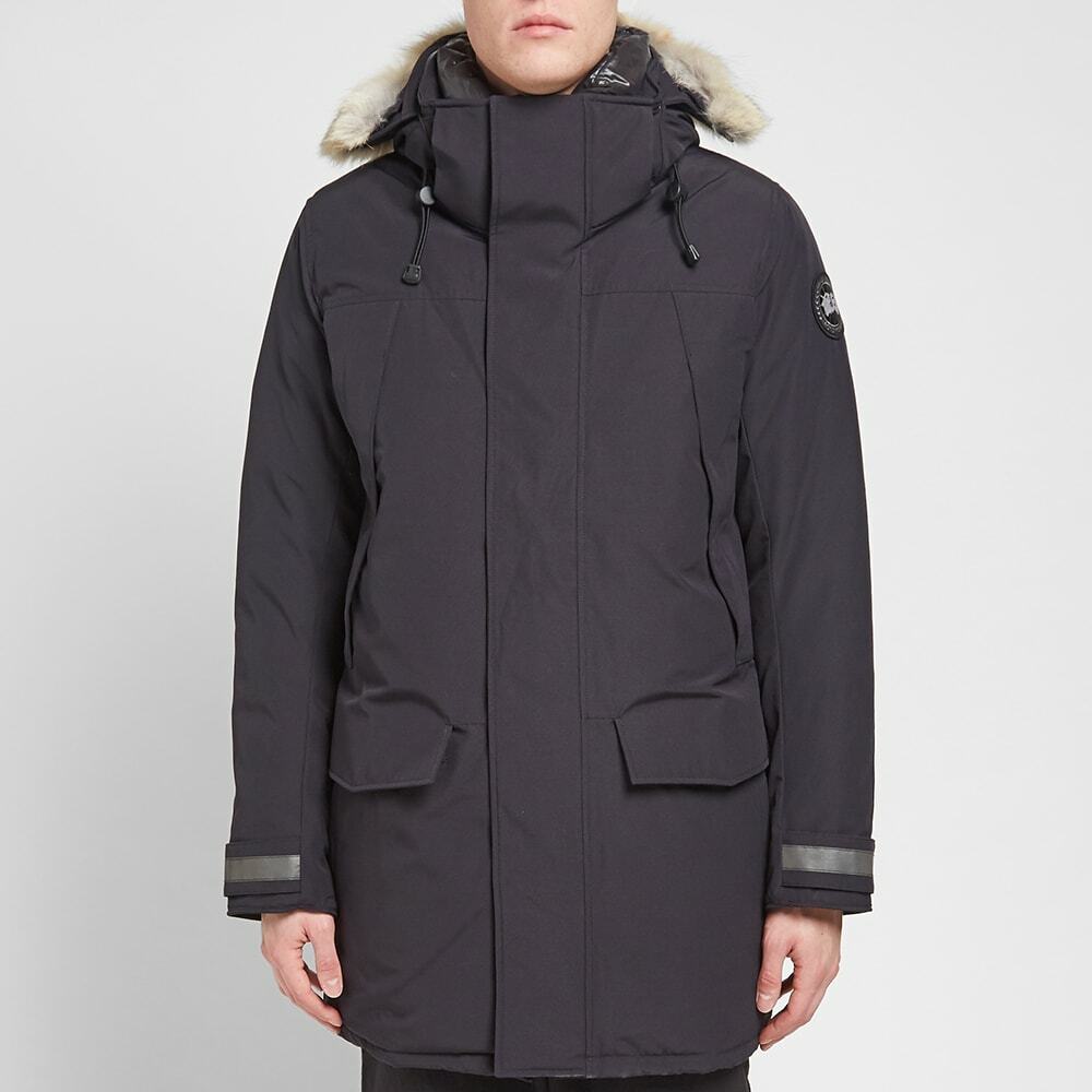 Canada Goose Men's Black Label Sherridon Parka Jacket in Navy Canada Goose