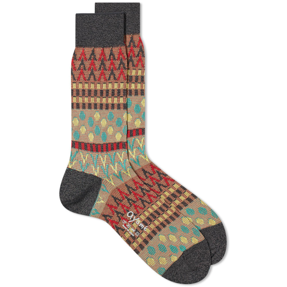 Ayame Socks Pouring Rain Sock Grey Ayame Socks
