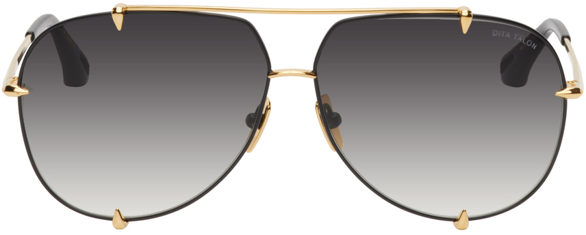 Dita Black & Gold Talon Sunglasses Dita