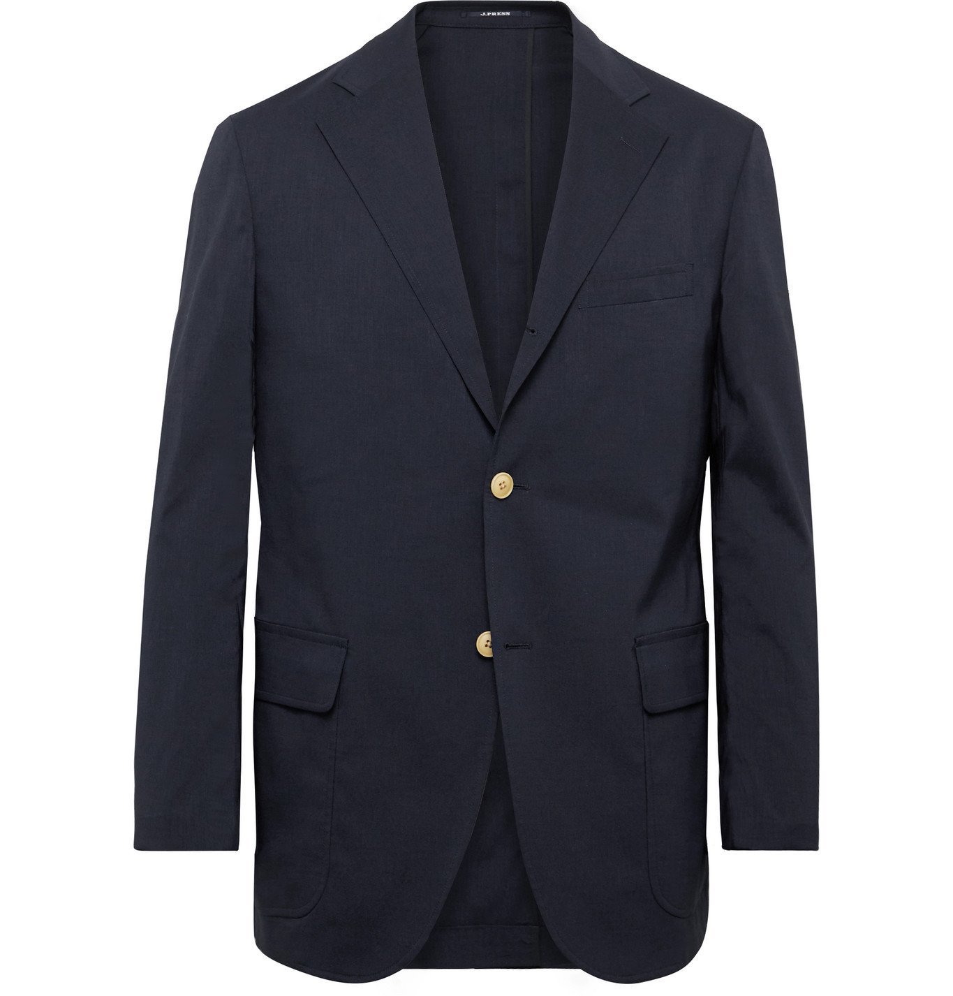 J.Press - Unstructured SOLOTEX Blazer - Blue J.Press
