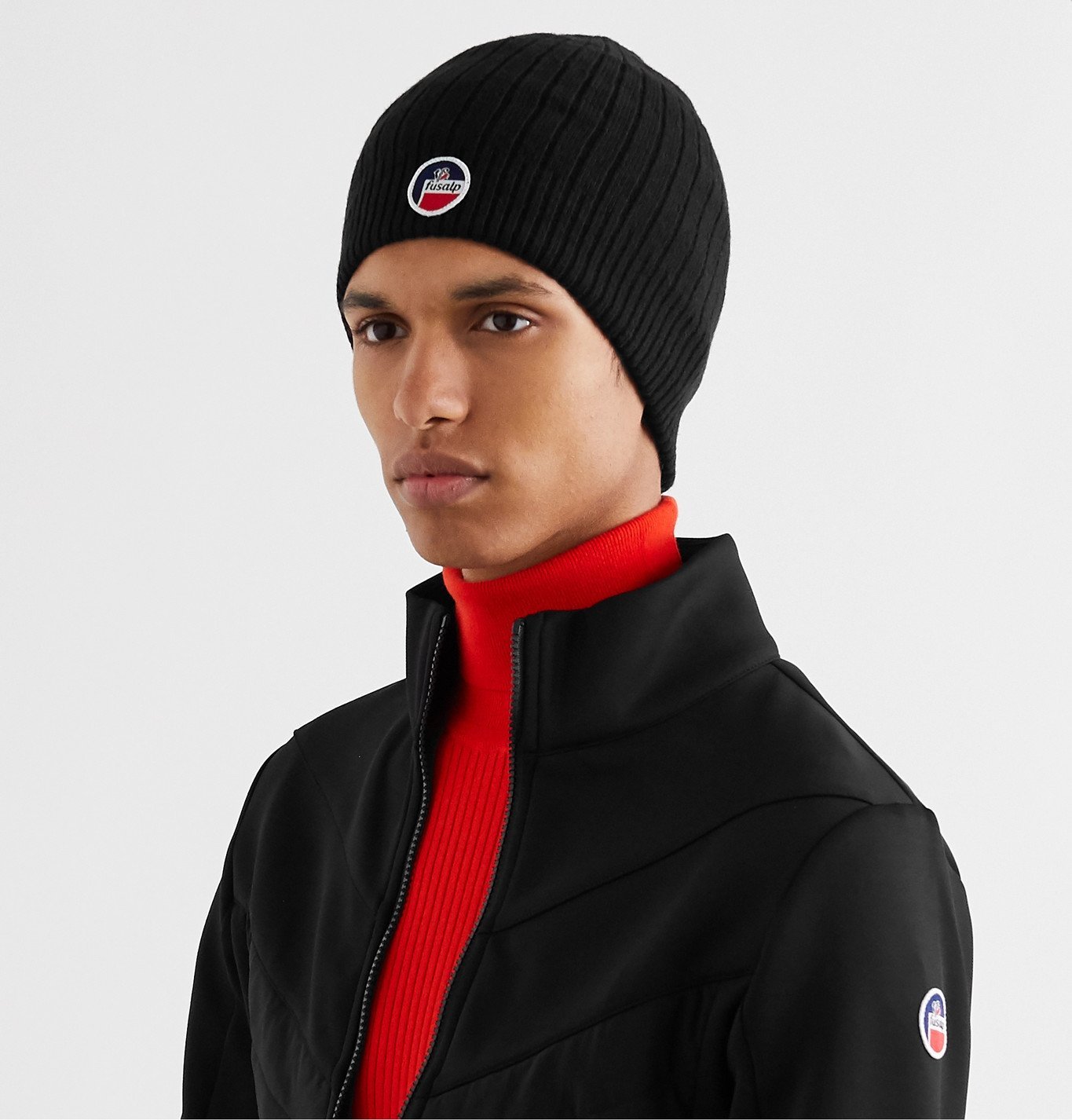 Fusalp - Softy III Logo-Appliquéd Ribbed Merino Wool and Cashmere-Blend ...