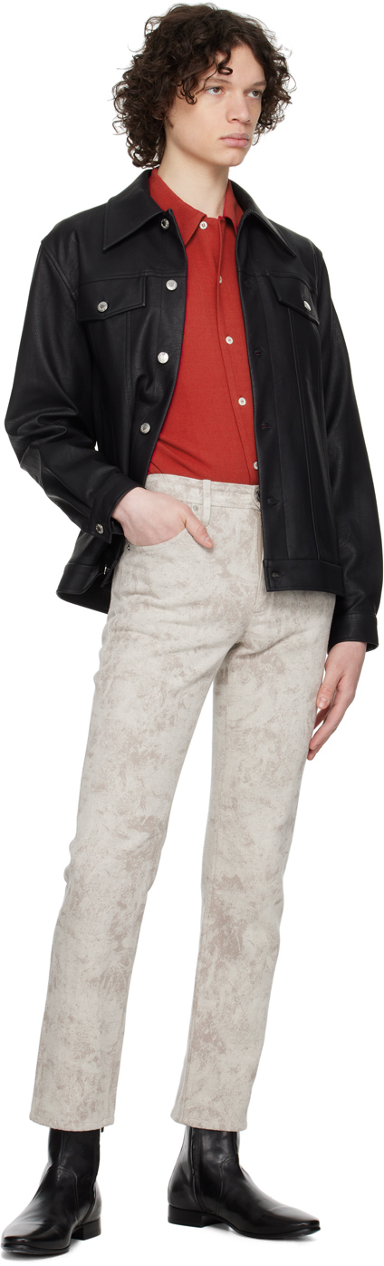 Séfr Black Dante Faux-Leather Jacket Séfr