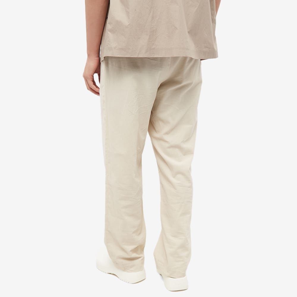 Auralee Men's Finx Cord Easy Slacks in Ivory Auralee
