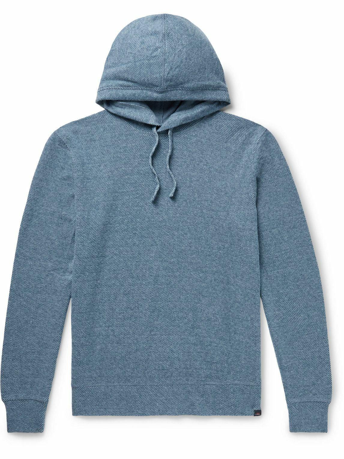 Faherty - Legend™ Twill Hoodie - Blue Faherty