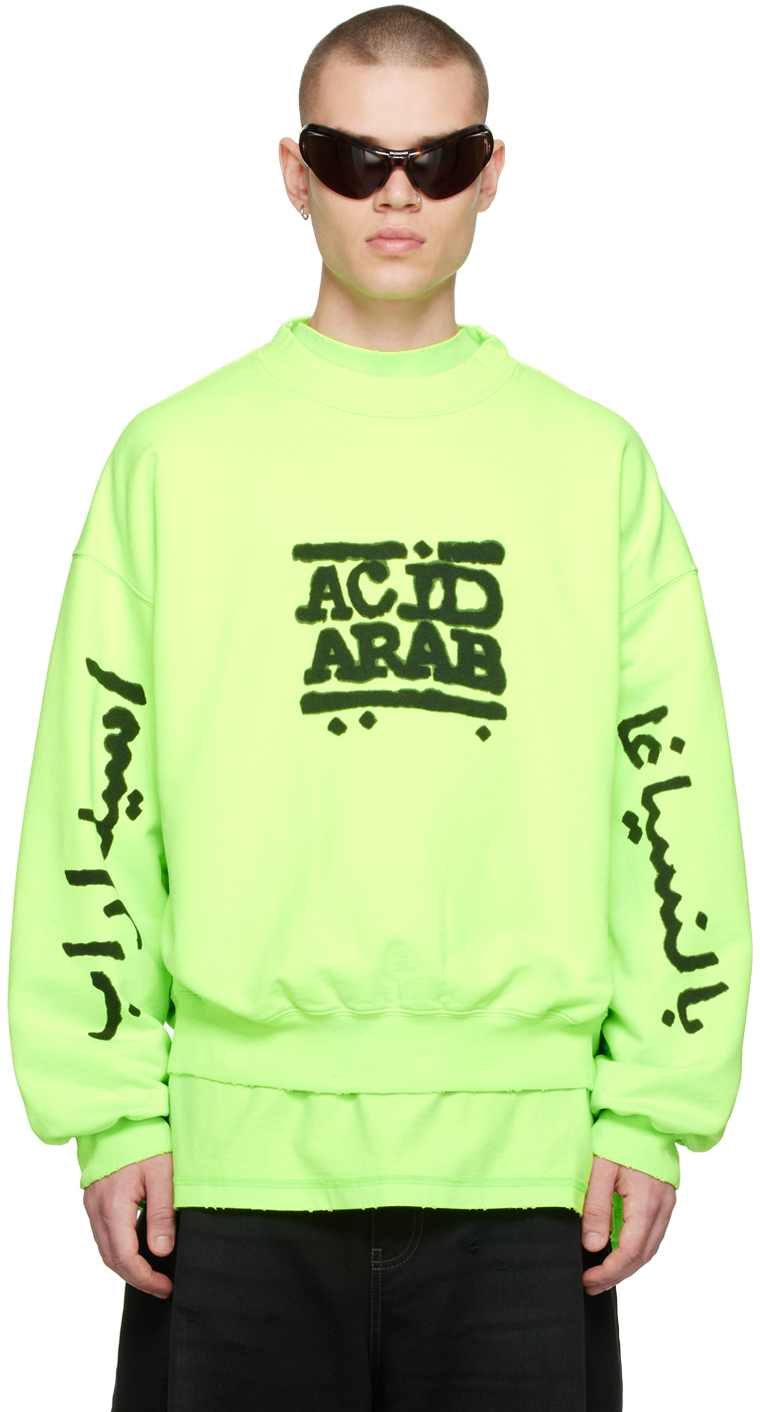 Balenciaga Green Acid Arab Edition Sweatshirt Balenciaga